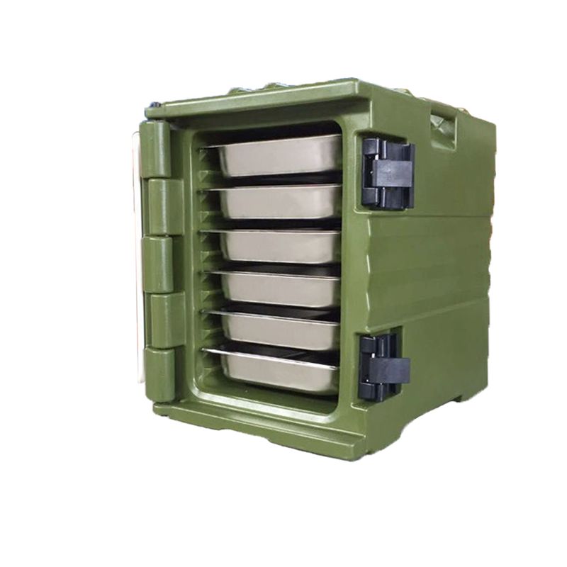 2022 Newest Brown Stackable Food Pan Carrier With Stainless Steel Pan ...